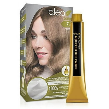 Alea Permanent Hair Color Cream Kit, Platinum Ash Blond #10.1 ...