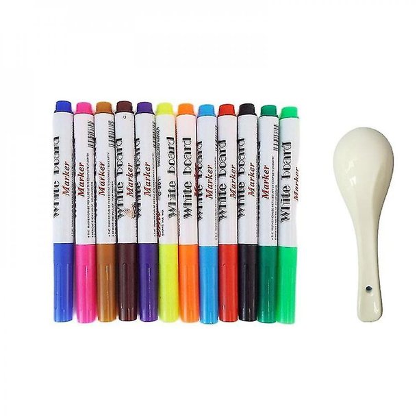 8/12 Colors Magical Water Painting Pen Water Floating Doodle Pens Kids ...