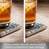 Thirstystone "Tide Pool Shells" 4-Pack Tumbled Tile Coasters - Walmart.com