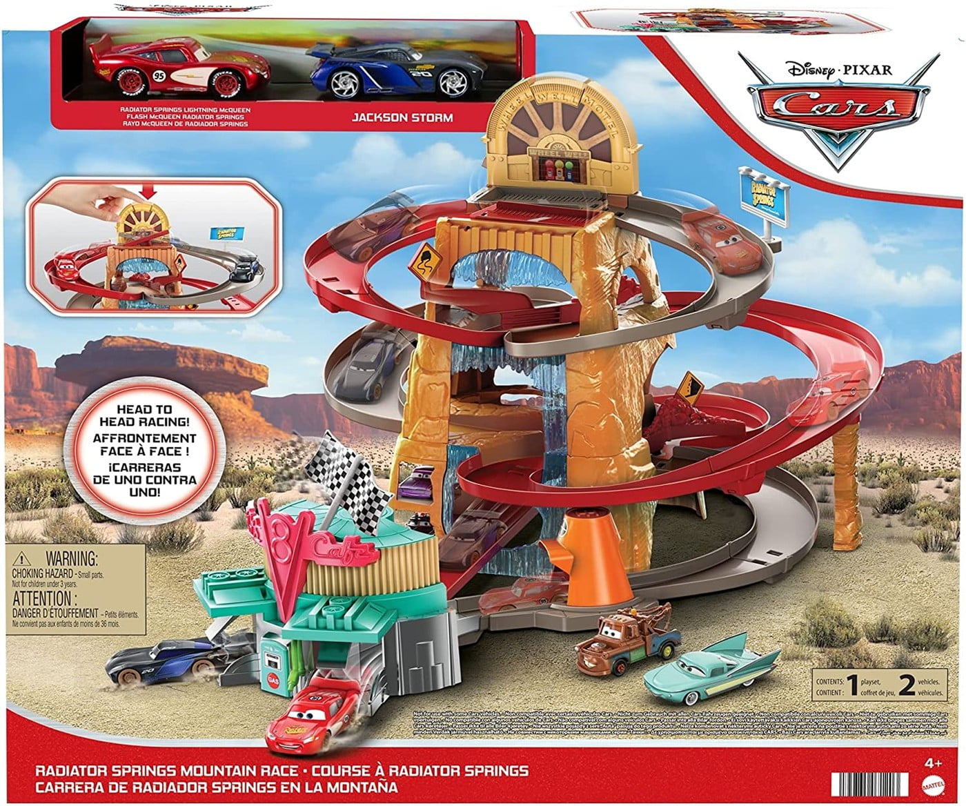 Disney / Pixar Cars Radiator Springs Mountain Race Playset - Walmart.com