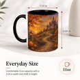Autumn Castle Path 11oz Ceramic Mug, Pumpkin Fairy Tale Art - Walmart.com