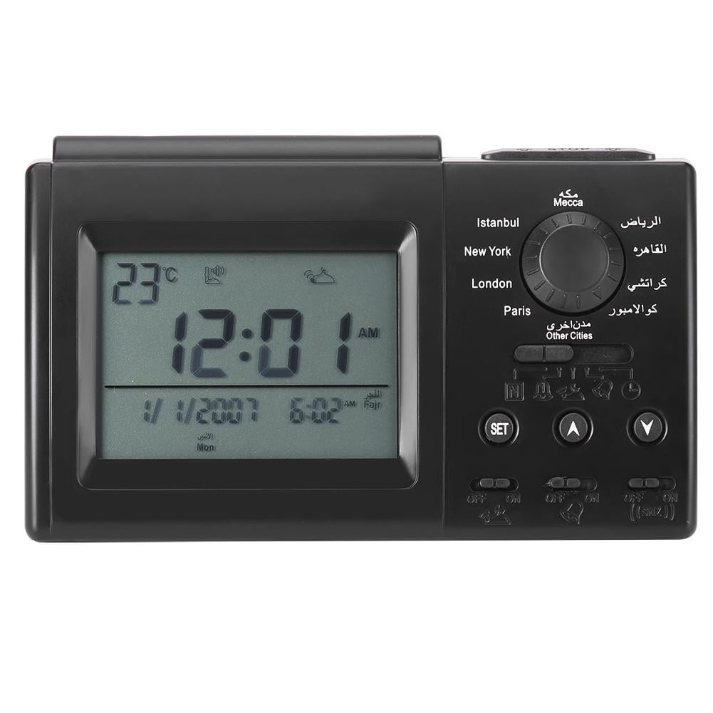 Buy Tebru islamic prayer clock, 1pc Muslim Islamic Prayer Praying Azan ...