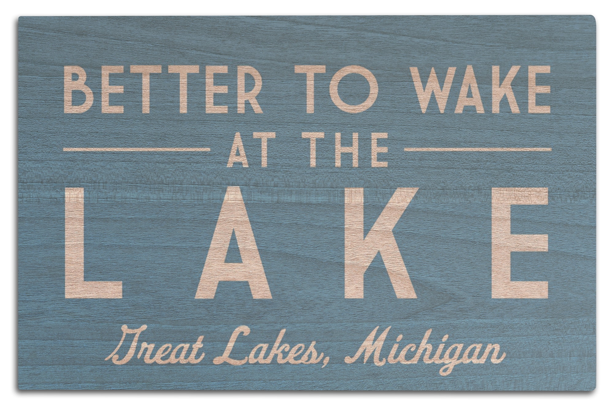 Great Lakes, Michigan, Better to Wake at the Lake, Simply Said Birch ...