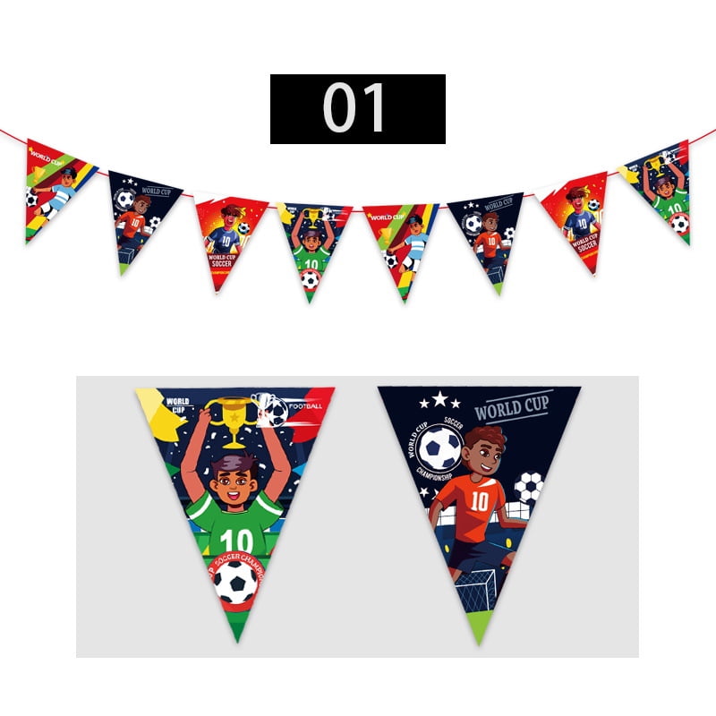 HCXIN 2022 Qatar World Cup flag-pulling, flag-hanging, colorful flag ...