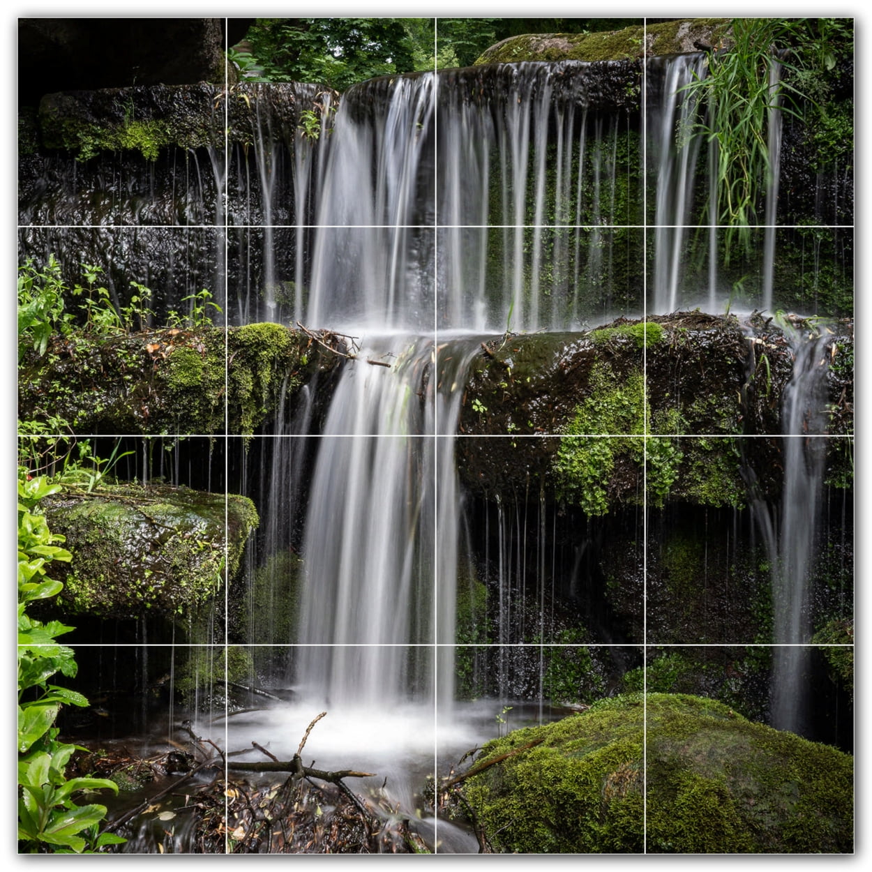 Picture-Tiles.com: Waterfalls Ceramic Tile Wall Mural WAL501090-44L. 32 ...