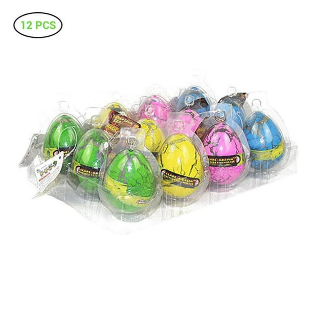 freestylehome 12 Pcs Water Hatching Inflation Dinosaur Eggs Kids Toy ...