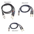 6.35mm 1/4 Inch to XLR Microphone Cable, Mono 6.35mm Male to XLR Female ...