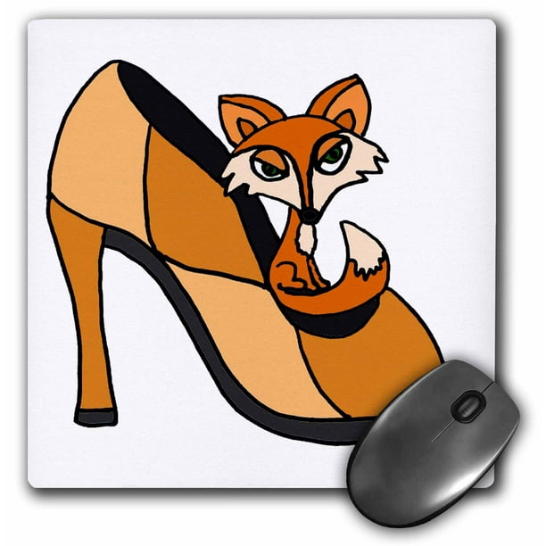 Artistic Foxy Red Fox in High Heel Shoe MousePad mp-200159-1 - Walmart.com