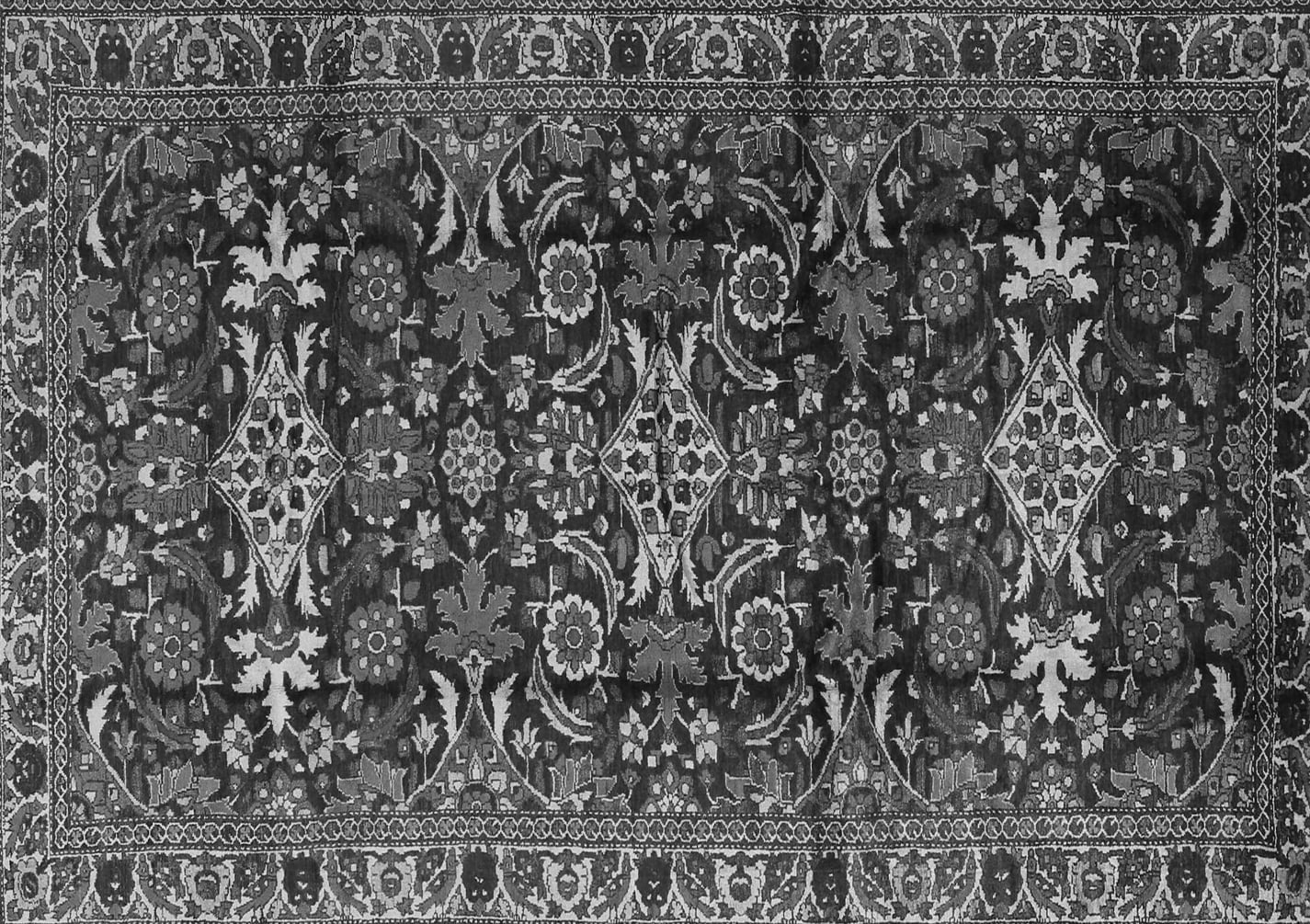 Ahgly Company Indoor Rectangle Persian Gray Traditional Area Rugs, 2' x ...