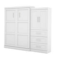Pur by Bestar 101" Queen Wall bed kit in White - Walmart.com
