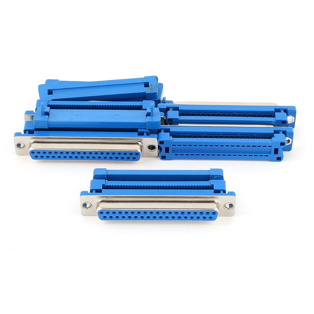 Unique Bargains 5Pcs Parallel Port D-SUB DB37 Female IDC Flat Ribbon ...