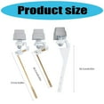 WE-POLUJ Strong Plastic Tank Levers Handle Replacement Toilet Flush ...
