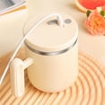 Automatic Stirring Coffee Mug Portable Stirring Mug With Lid Stainless ...