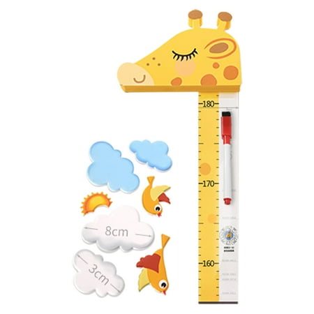 Practical Measurement Height Ruler Children Wall Sticker 3D Universal ...