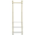 Miumaeov 3-Tier Retro Style Garment Rack Industrial Wall Mounted ...