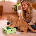 Fofos Magic Box Cat Toy, Electric Smart Cat Teaser With Charger & 6 ...