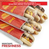 Stock Your Home Hot Dog Wrappers 100 Count Aluminum Foil Hot Dog Bags ...