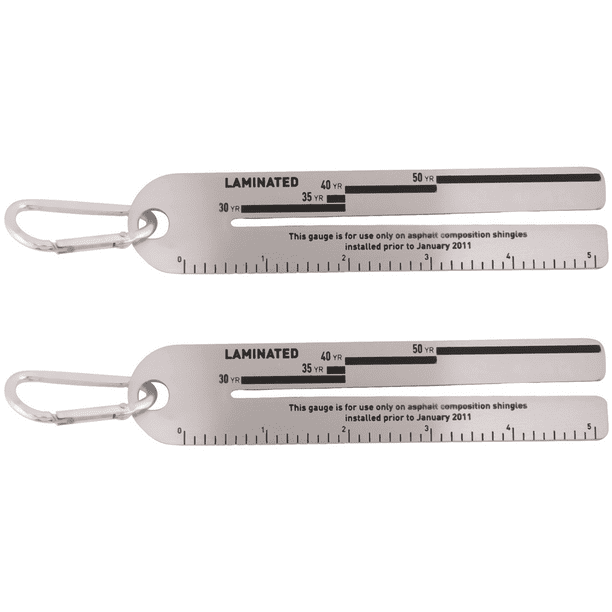 Winyuyby 2Pack 4/09 Shingle Gauges,Roof Pitch Gauge,Measuring Tool for ...