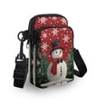 HELLHERO Snowman Snowflake Pattern Small Crossbody Purse for Women ...