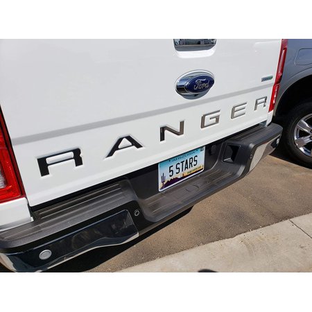 LZMY Tailgate Insert Letters fits 2019-2021 Ford Ranger (Chrome ...