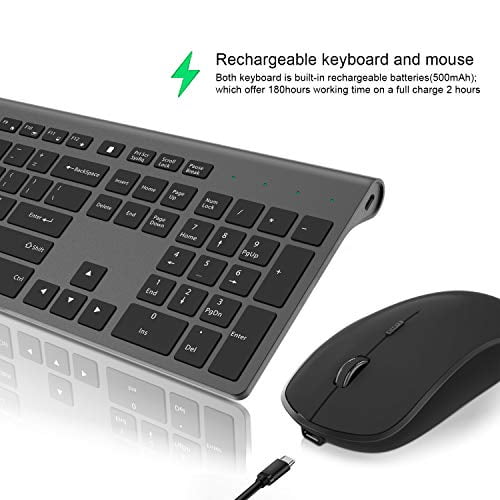 Wireless Keyboard and Mouse Combo-J JOYACCESS Portable Ergonomic ...