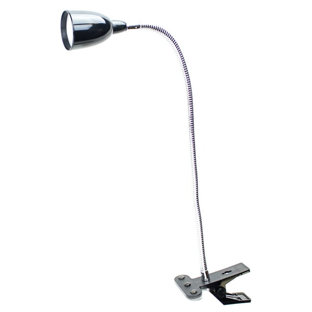 Newhouse Lighting NHCLP-LED-BLK 7" 3 Watt Black LED Flex Clamp Lamp ...