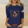 AGWOLF 4th of July Tops for Women Funny Patriotic Stars and Stripes ...