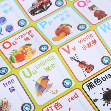 Alphabet Poster Chart, Long Service Life Alphabet Poster Easy Study ...