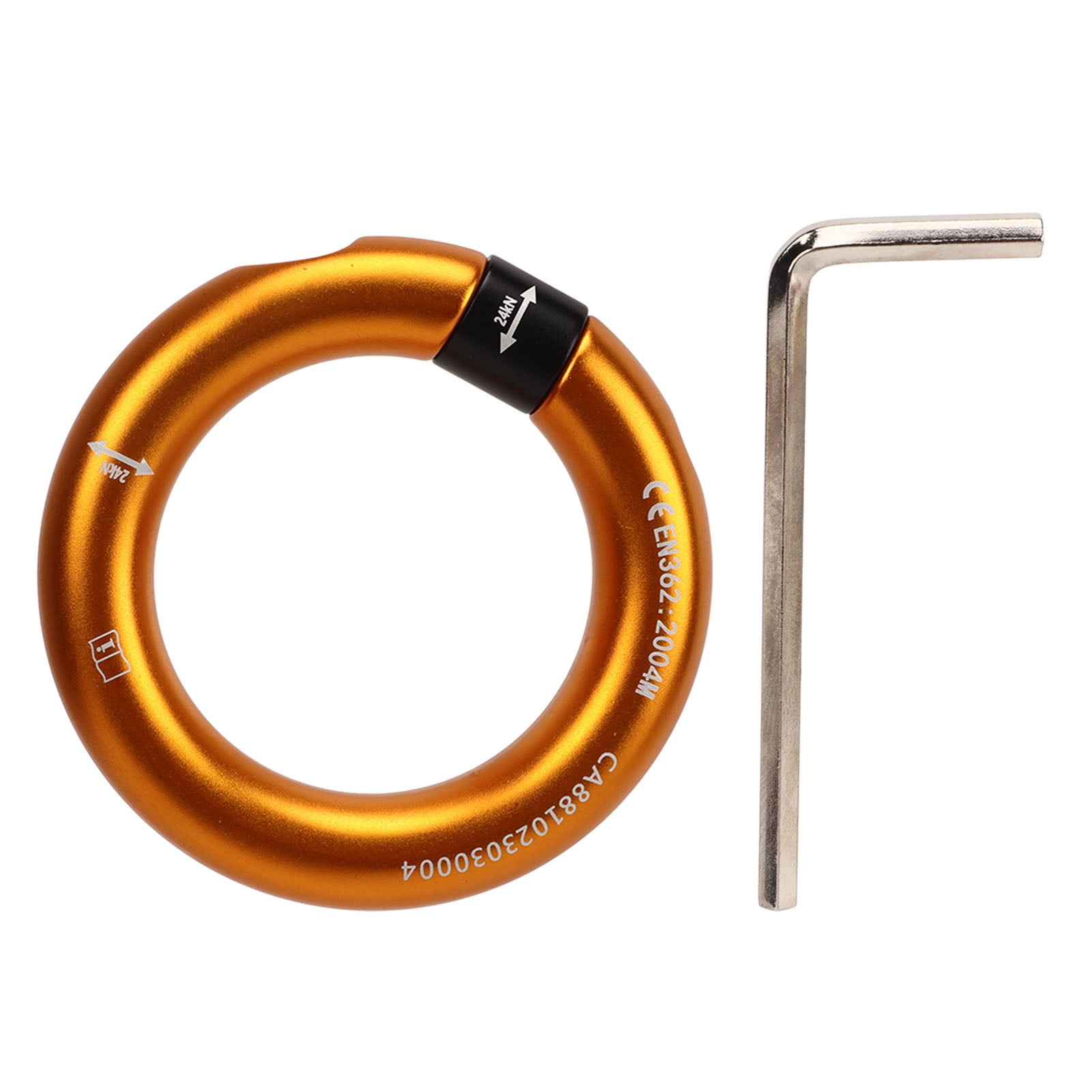 Anillo de Rappel Apertura de 12 mm Conector de Escalada Desmontable ...