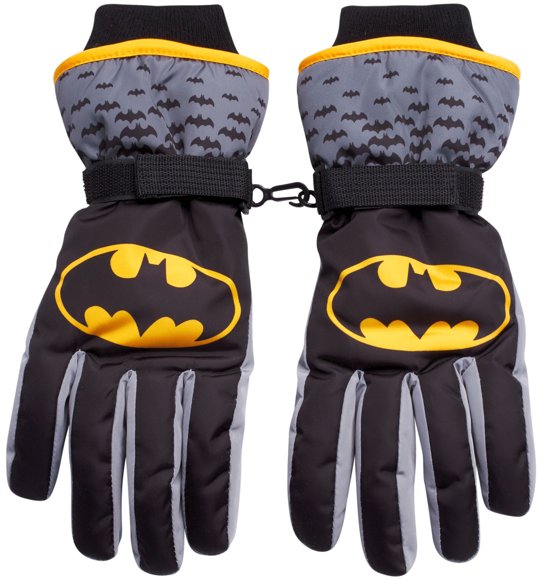 WARNER BROS Boys' Batman Ski Gloves - Superhero Logo Winter Ski Gloves or Mittens - Walmart.com