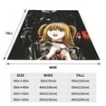 Death Note Cartoon Printing Throw Blanket, All Seasons Flannel Fleece ...