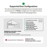 Genie SilentMax® 1200 Belt Drive Garage Door Opener - 3/4 HPc with ...