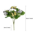 Fzsteel Realistic Artificial Fall Flowers Bouquet for Vase Fillers ...