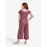 Justice Girls Flutter Sleeve Button Front Jumpsuit, Sizes XS-XLP ...