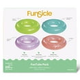 Funsicle FunTube, Inflatable Swim Tube Pool Floats, 4-Pack, Multicolor ...
