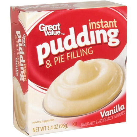 Great Value Vanilla Instant Pudding & Pie Filling, 3.4 oz - Walmart.com