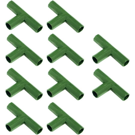 HUSERYT 10pcs Greenhouse Frame Connectors, Plant Connectors Gardening ...