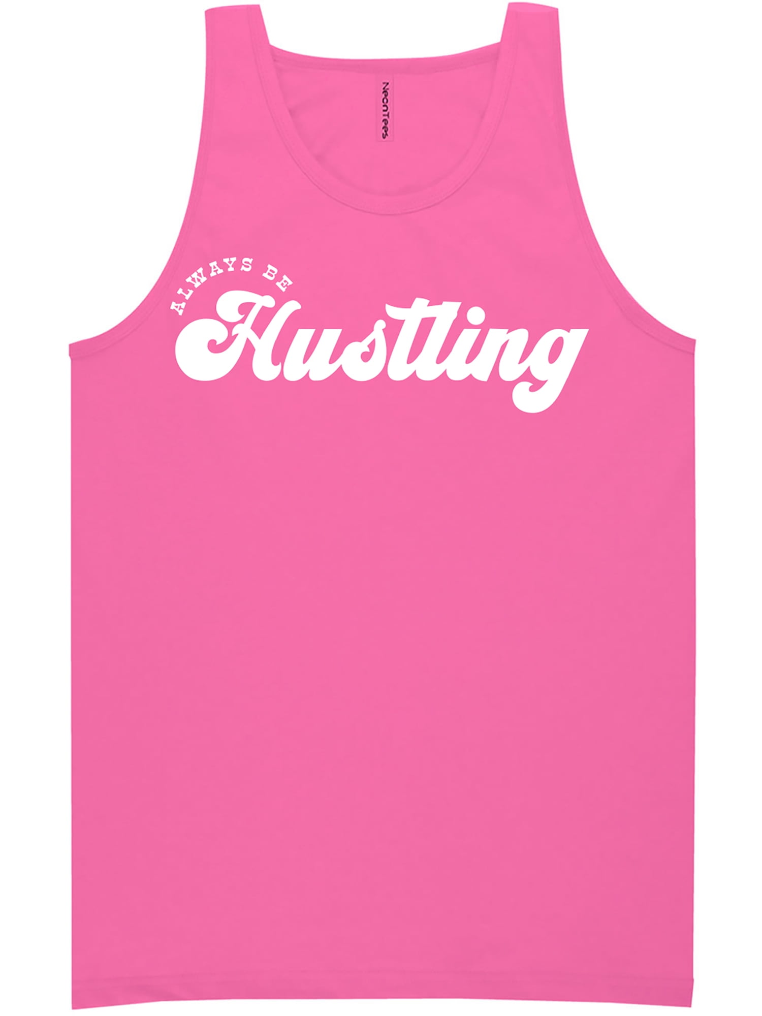 Always Be Hustling Neon Tank Top - Walmart.com