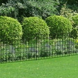 4 PCS Barrier Sections Garden Fence Mesh Fences Landscape Border Panel ...