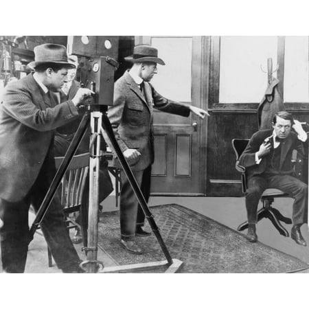 D.W. Griffith (1875-1948) Directing Henry B. Walthall In 1914 Film The ...