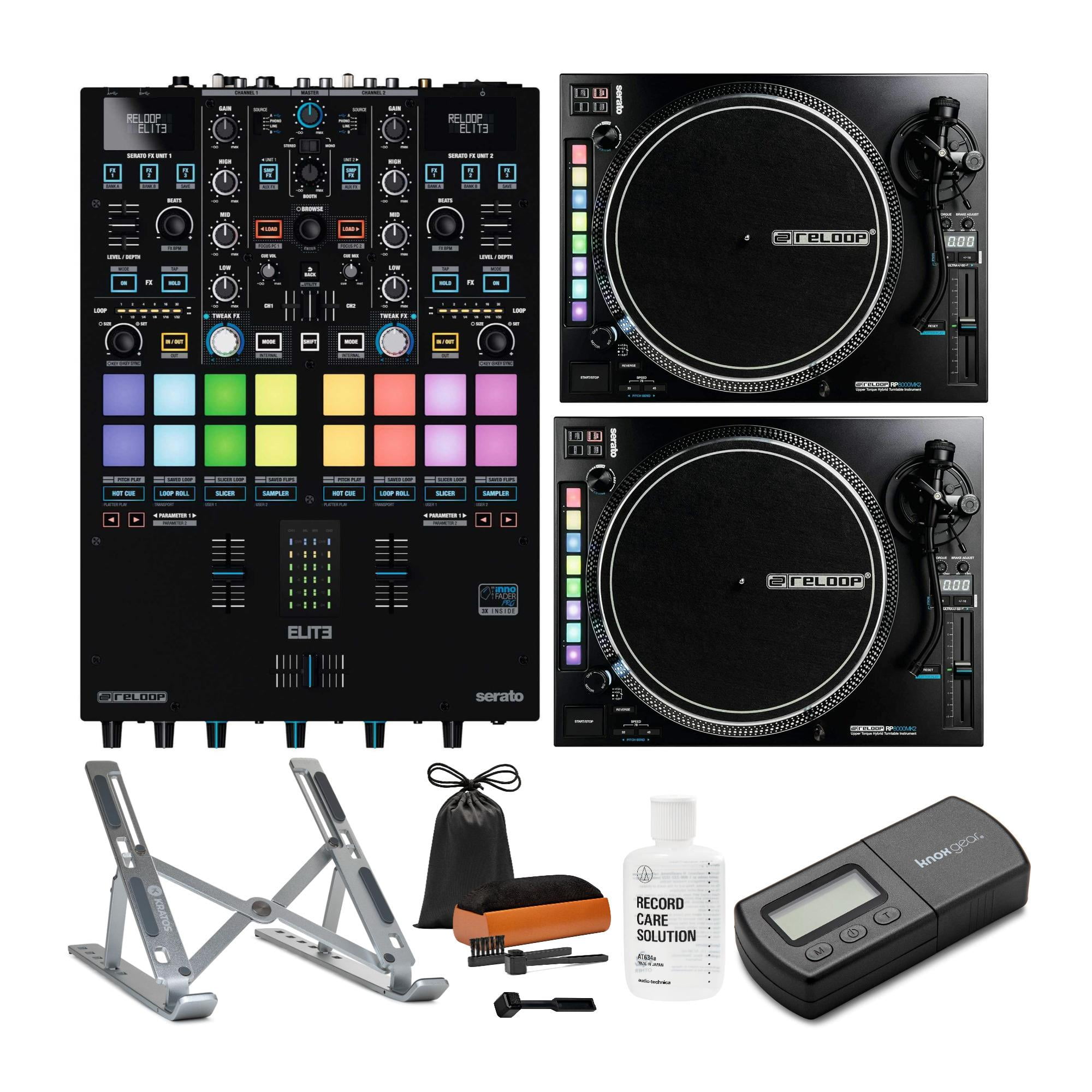 Reloop Elite High Performance DVS Mixer Bundle with MK2 Hybrid Torque ...