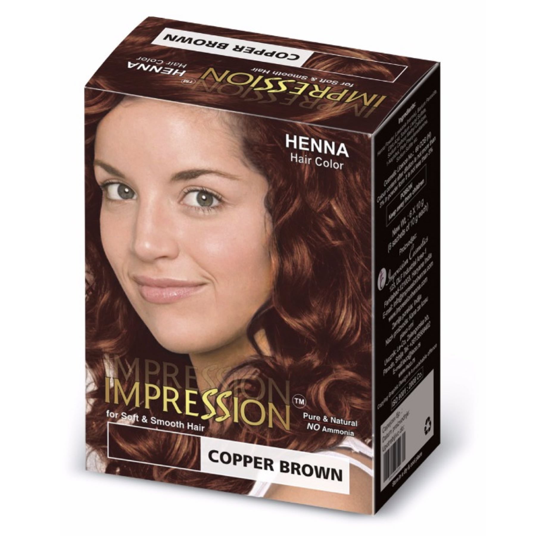 Henna Natural Tinte Cabello 6 Sobres Sin Amoníaco Sin Parabenos Cubre ...