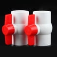 5 Pack 2Multipurpose Inch PVC Round Valves T Handle Water Shut Off ...