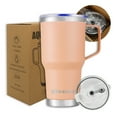 Aquaphile 30oz Stainless Steel Insulated Coffee Mug With Handle Double