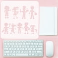 1pc PET Hollow Out Drawing Painting Stencils for DIY Scrapbook Photo ...