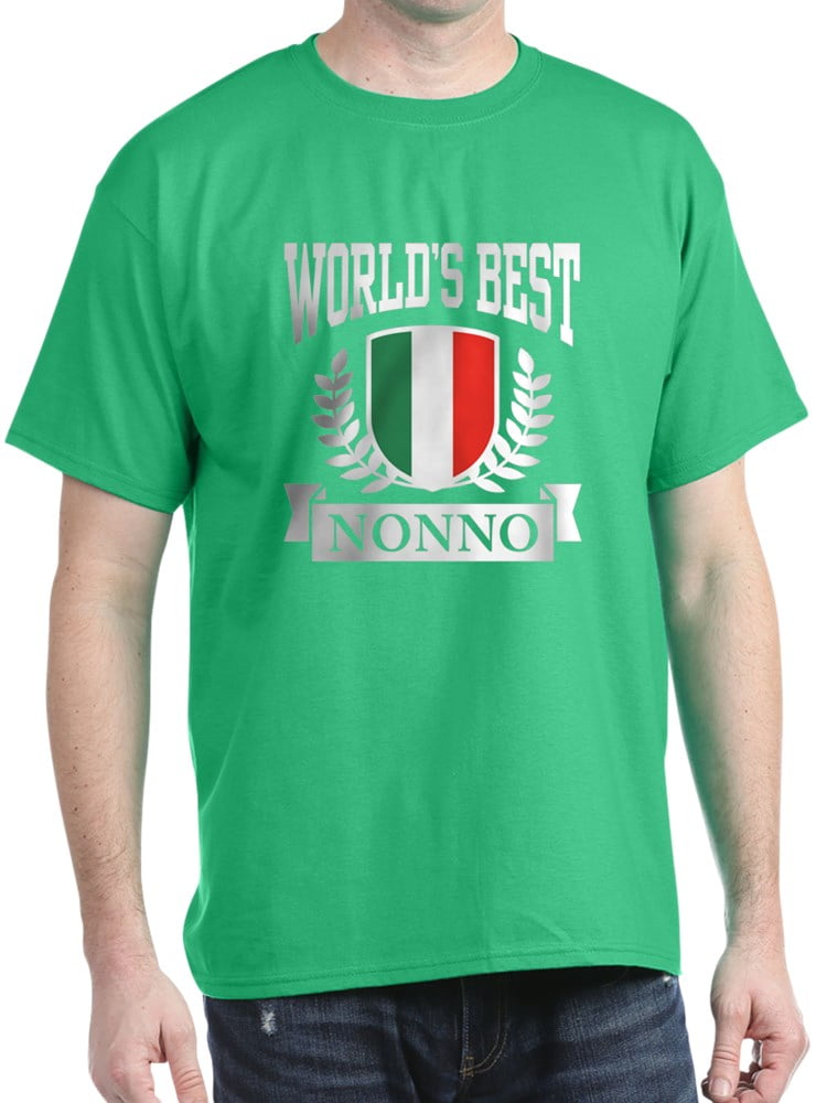 CafePress - World's Best Nonno Dark T Shirt - 100% Cotton T-Shirt ...