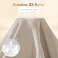 3-Piece King Size Linen Duvet Cover Set with Pillowcases, Flax ...