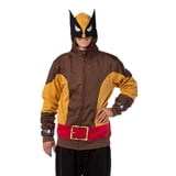 Wolverine Adult Masked Brown Costume Hoodie - Small - Walmart.com