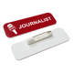 Journalist 1 x 3" Name Tag/Badge, Red, (3 Pack) - Walmart.com