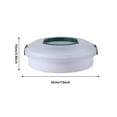 TORJAN, 10 Inch Portable Pie Carrier, 3-in-1 Round Cupcake Container ...